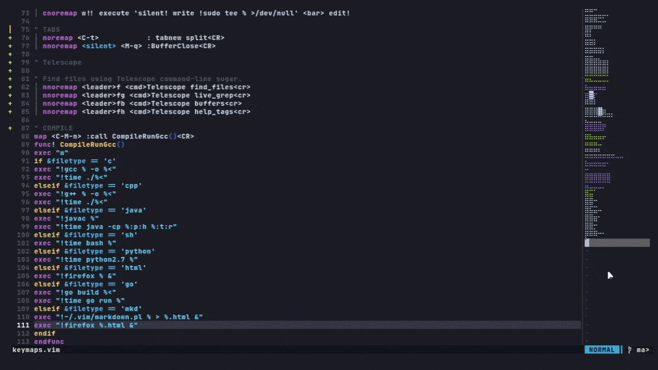 Switching to Minimap Window using Keyboard starts at the very bottom or ...