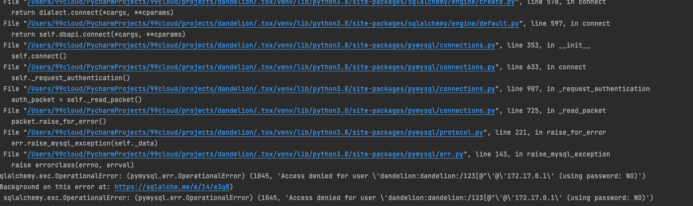 the password of redis/mysql does not support [ / : \ · Issue #59 · open-v2x/dandelion · GitHub