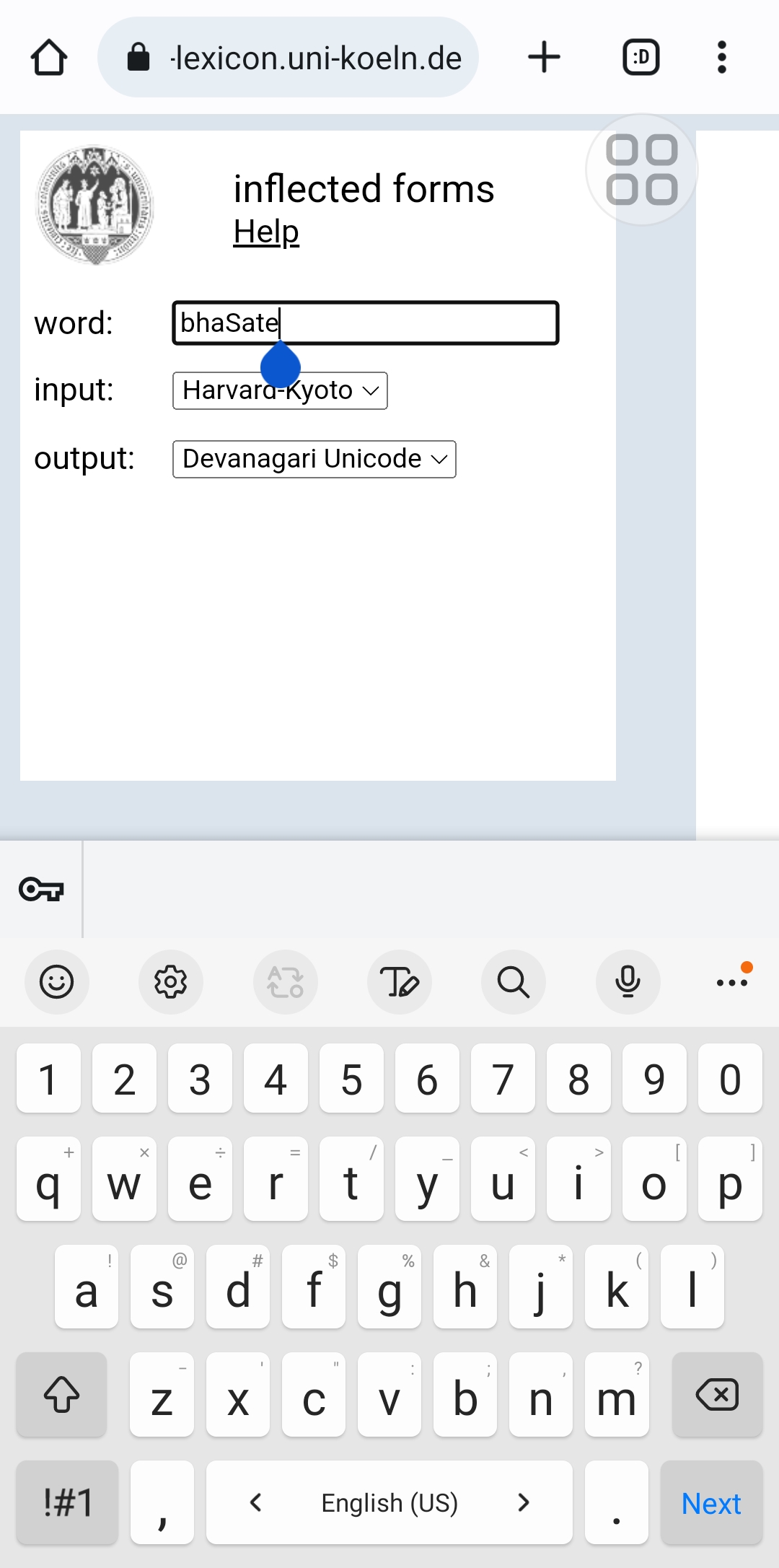 Chrome MW inflected · Issue #25 · sanskrit-lexicon/csl-websanlexicon · GitHub
