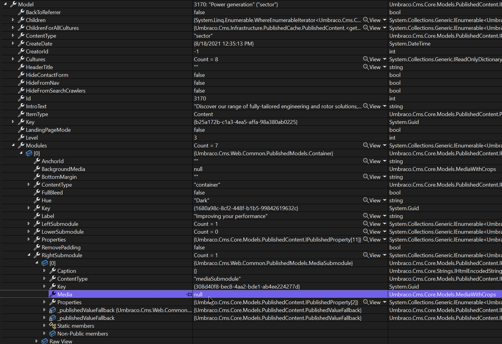 Media not being returned for certain nested modules · Issue #15203 · umbraco/Umbraco-CMS · GitHub