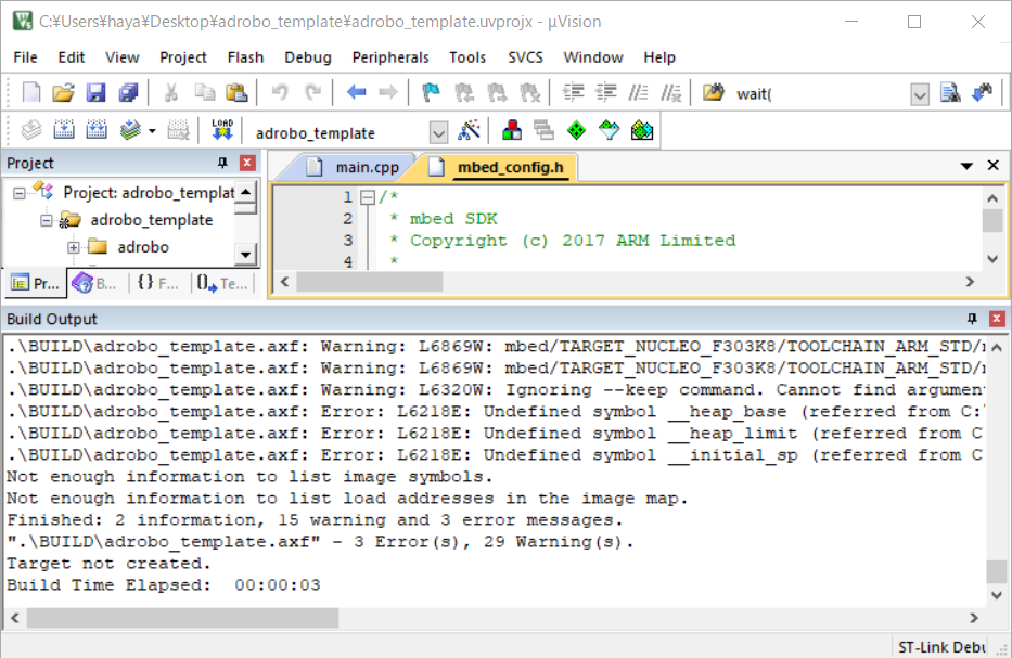 ローカルでコンパイルできない． · Issue #26 · yasuohayashibara/control_board · GitHub