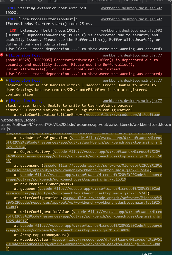 Vscode Cannot Connect To Remote Linux ( Websocket Close With Status Code 1006) · Issue 130887
