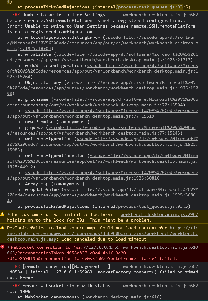 Vscode Cannot Connect To Remote Linux ( Websocket Close With Status Code 1006) · Issue 130887
