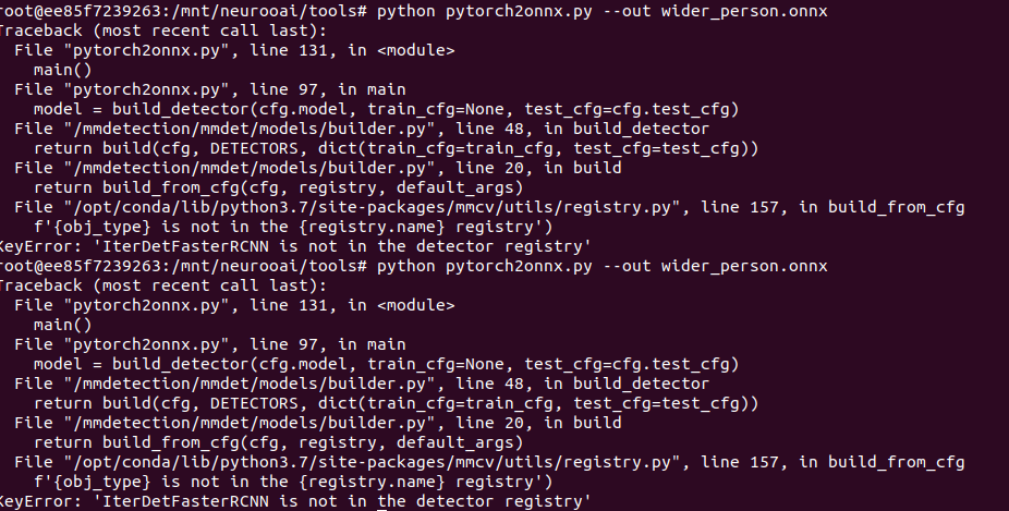 Is There A Way To Convert An Customized Mmdetection Model · Issue