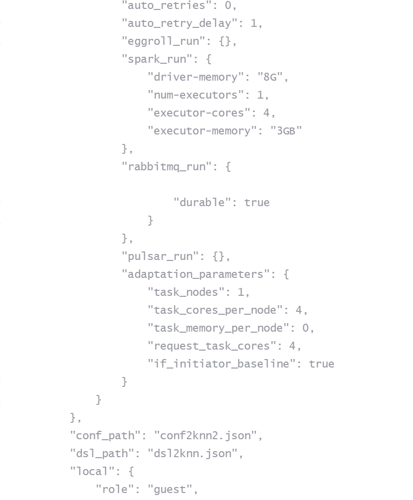 1.10版本，测试spark作为计算引擎的任务，conf配置spark run参数，guest、host只能有4核参与训练？arbiter方只能1核？ · Issue #4786 ...