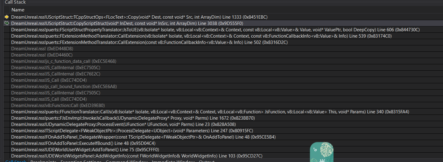 [unreal]在Switch平台上Copy值的时候崩溃 · Issue #780 · Tencent/puerts · GitHub