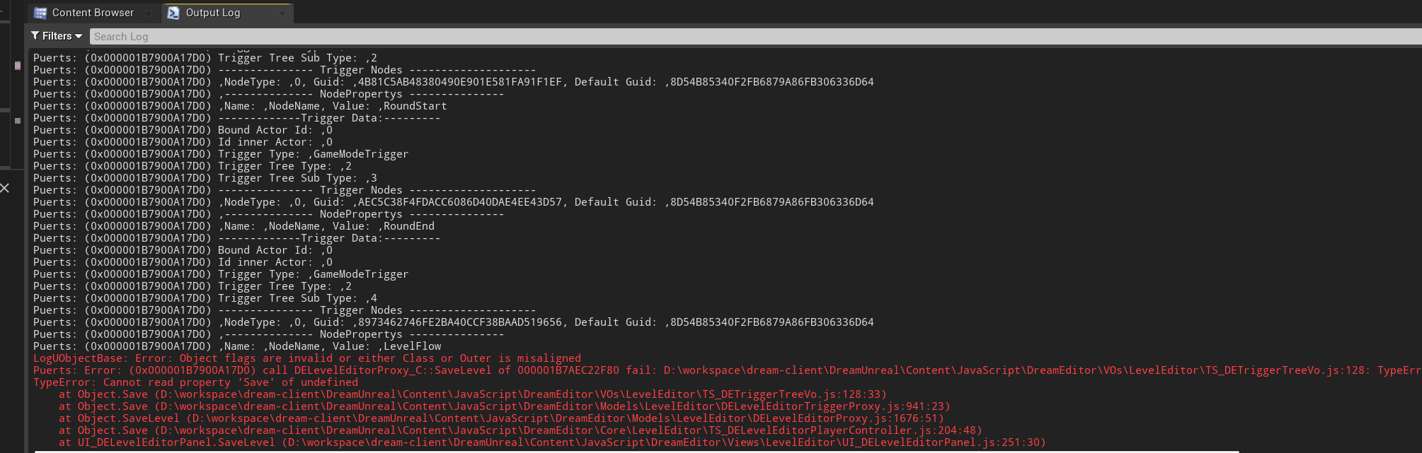 [unreal]关于在Switch上对象出现object flags are invalid or either Class or Outer is misaligned · Issue ...
