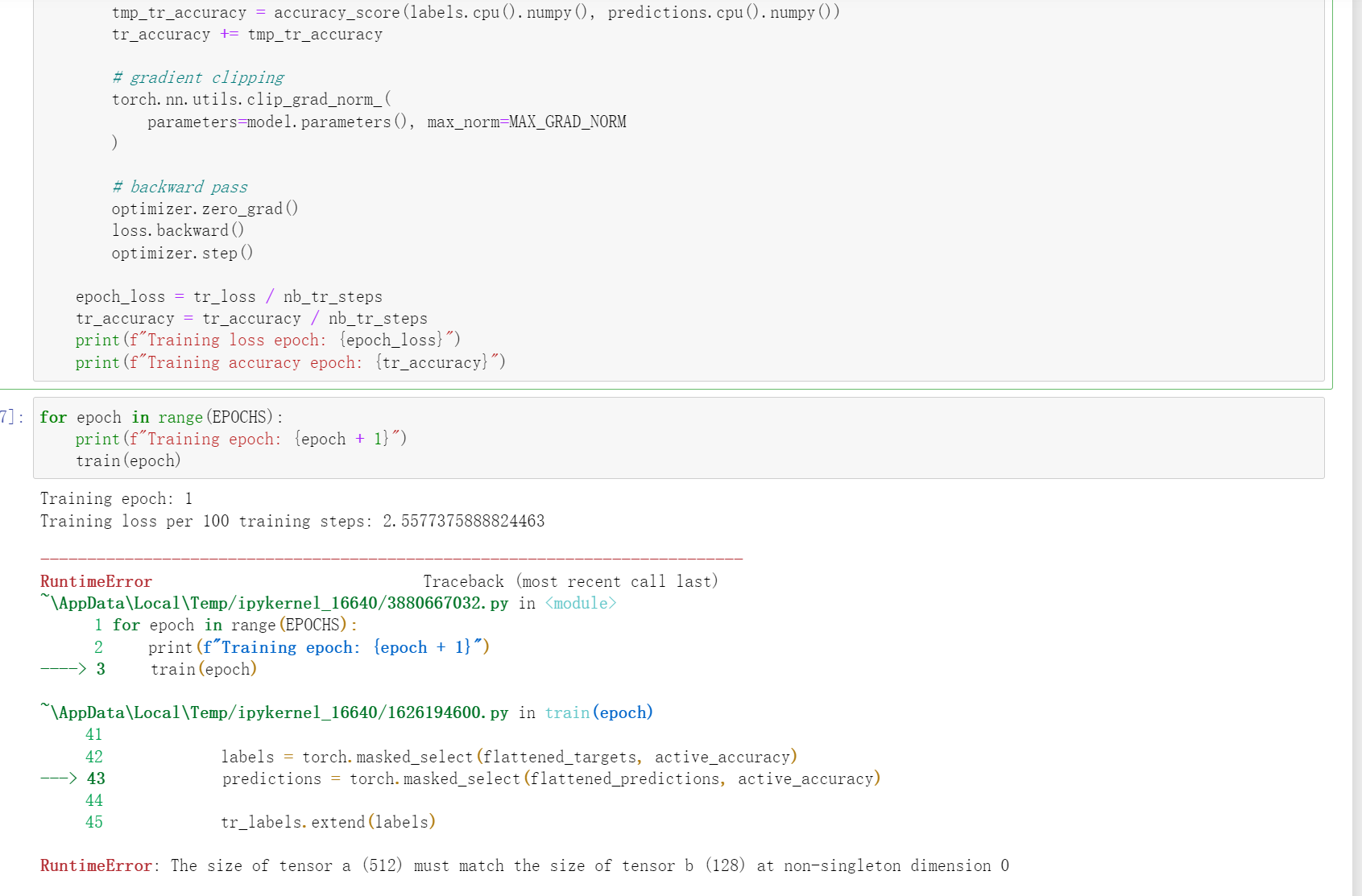 size of tensor doesn't match · Issue #83 · NielsRogge/Transformers-Tutorials · GitHub