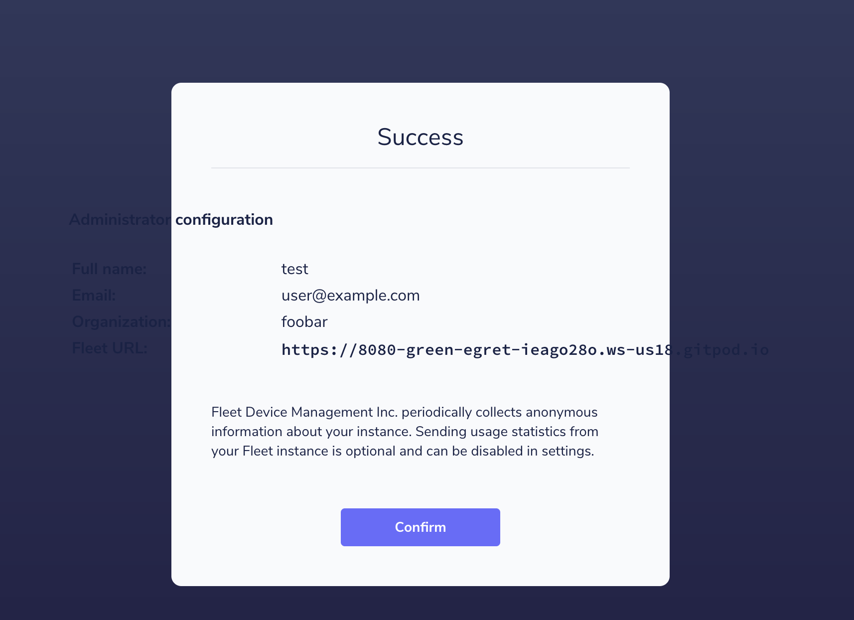 Strange overflow in setup with long app URL · Issue #2923 · fleetdm/fleet · GitHub