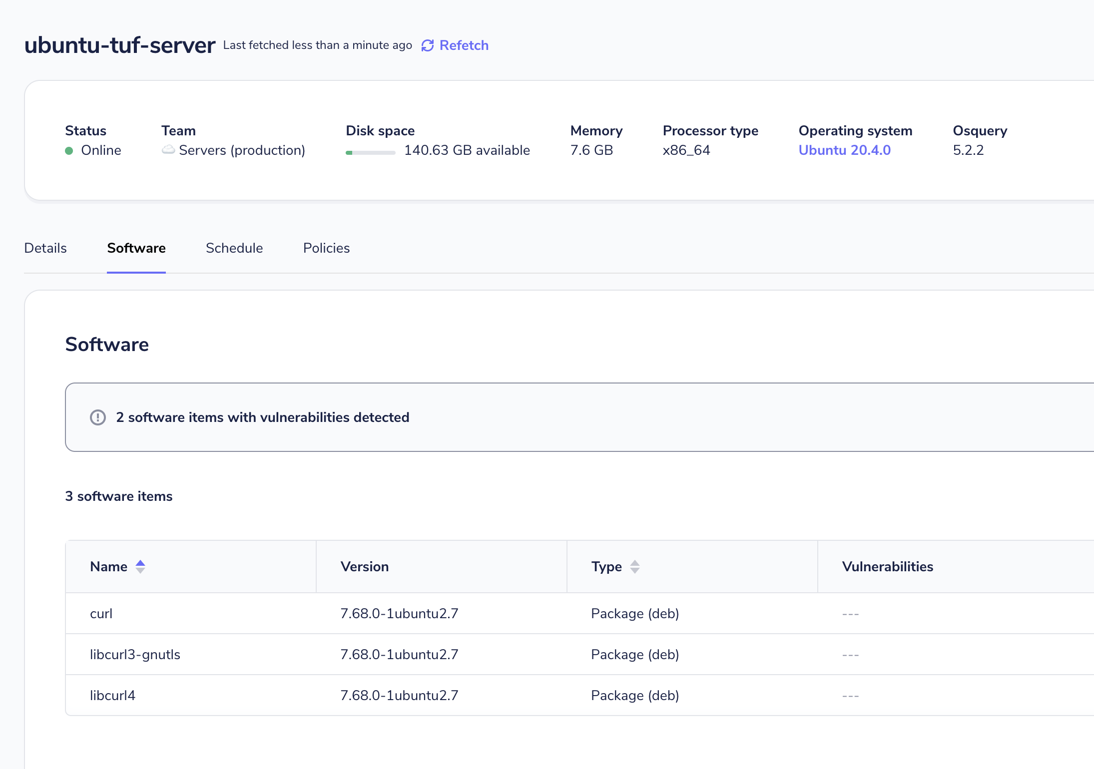 Use the artifacts generated by the OVAL parser to detect host's vulnerabilities. · Issue #5308 ...