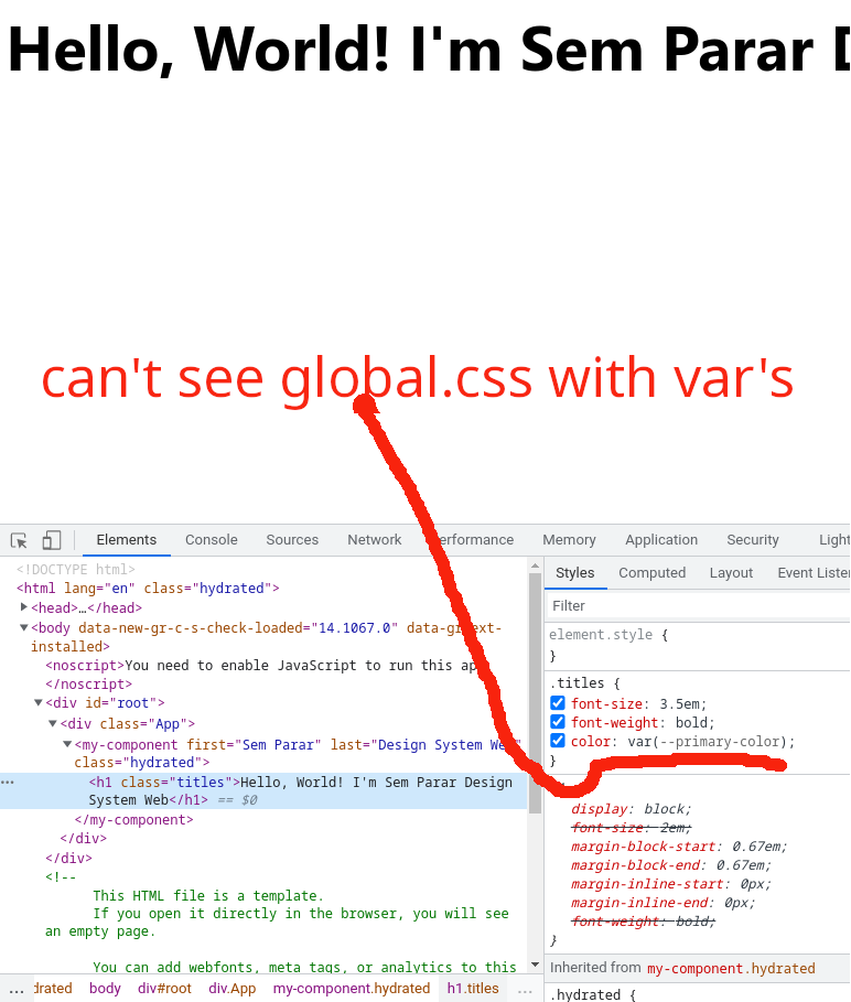 Bug Not Recognize Global Style Indicate In Nfig Ts When Import Npm In React Or