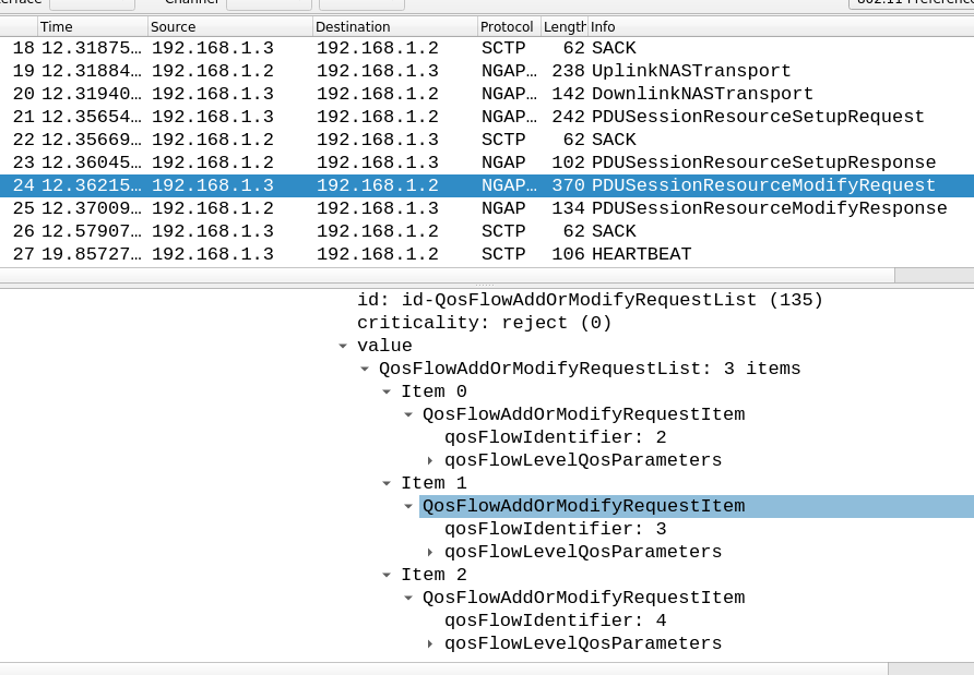 Why is traffic with QFI != 1 being discarded? · Issue #2065 · open5gs/open5gs · GitHub