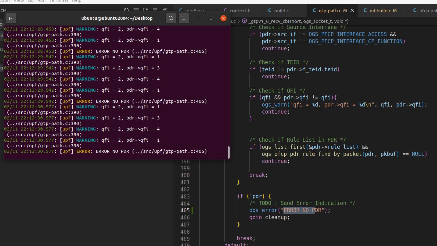 Why is traffic with QFI != 1 being discarded? · Issue #2065 · open5gs ...