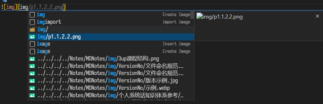 Can't preview picture in the quicksuggestion · Issue #1132 · yzhang-gh/vscode-markdown · GitHub