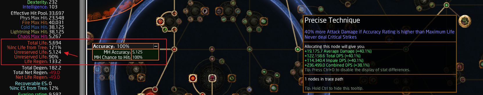 Precise Technique bug · Issue #4476 · PathOfBuildingCommunity/PathOfBuilding · GitHub