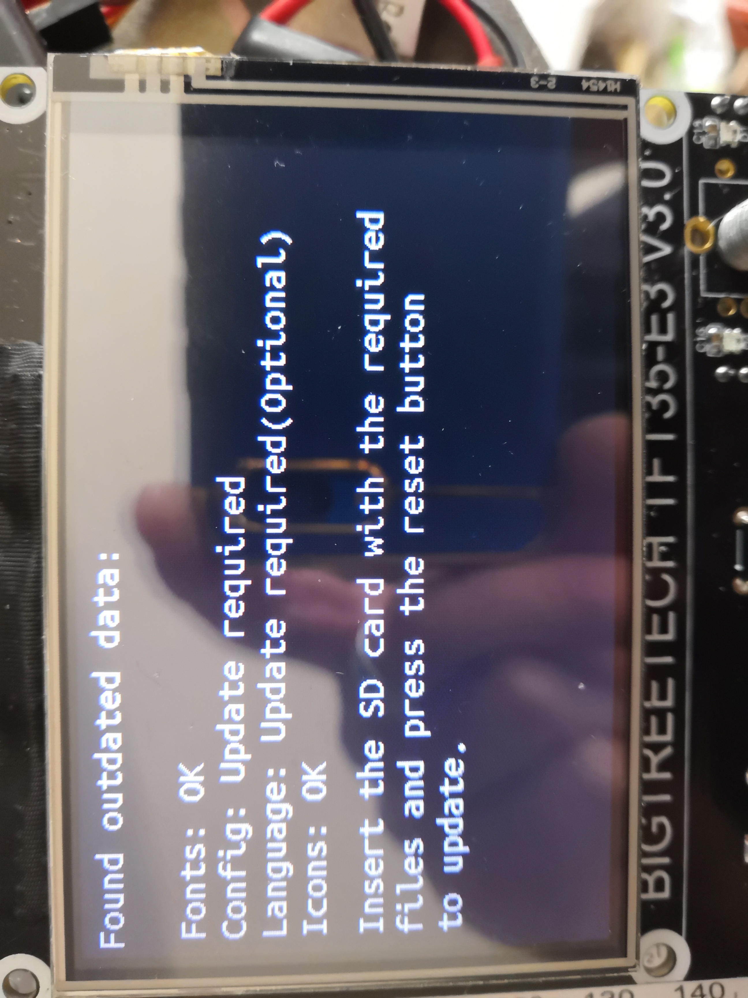 Config dot ini file corrupted · Issue #1904 · bigtreetech/BIGTREETECH-TouchScreenFirmware · GitHub
