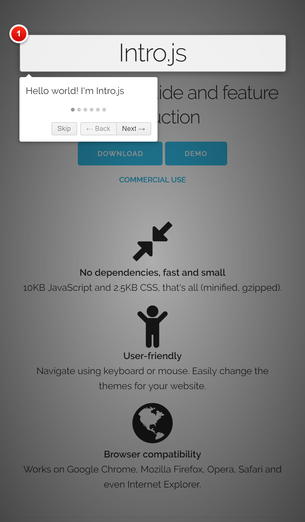 Looks bad on mobile · Issue #769 · usablica/intro.js · GitHub