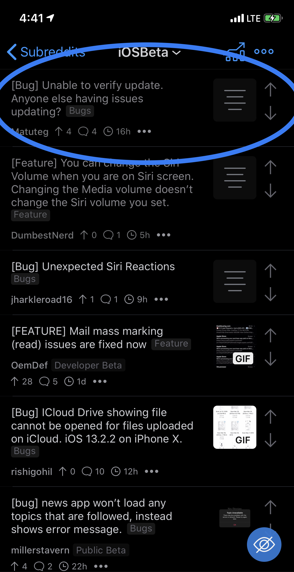 “Mark Read on Scroll” causes unread posts to be marked read when ...