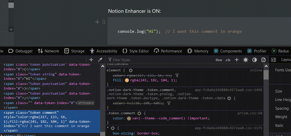 Custom Text Color In Code Blocks Is Not Showing Issue 41 Notion custom-text-color-in-code-blocks-is-not-showing-issue-41-notion