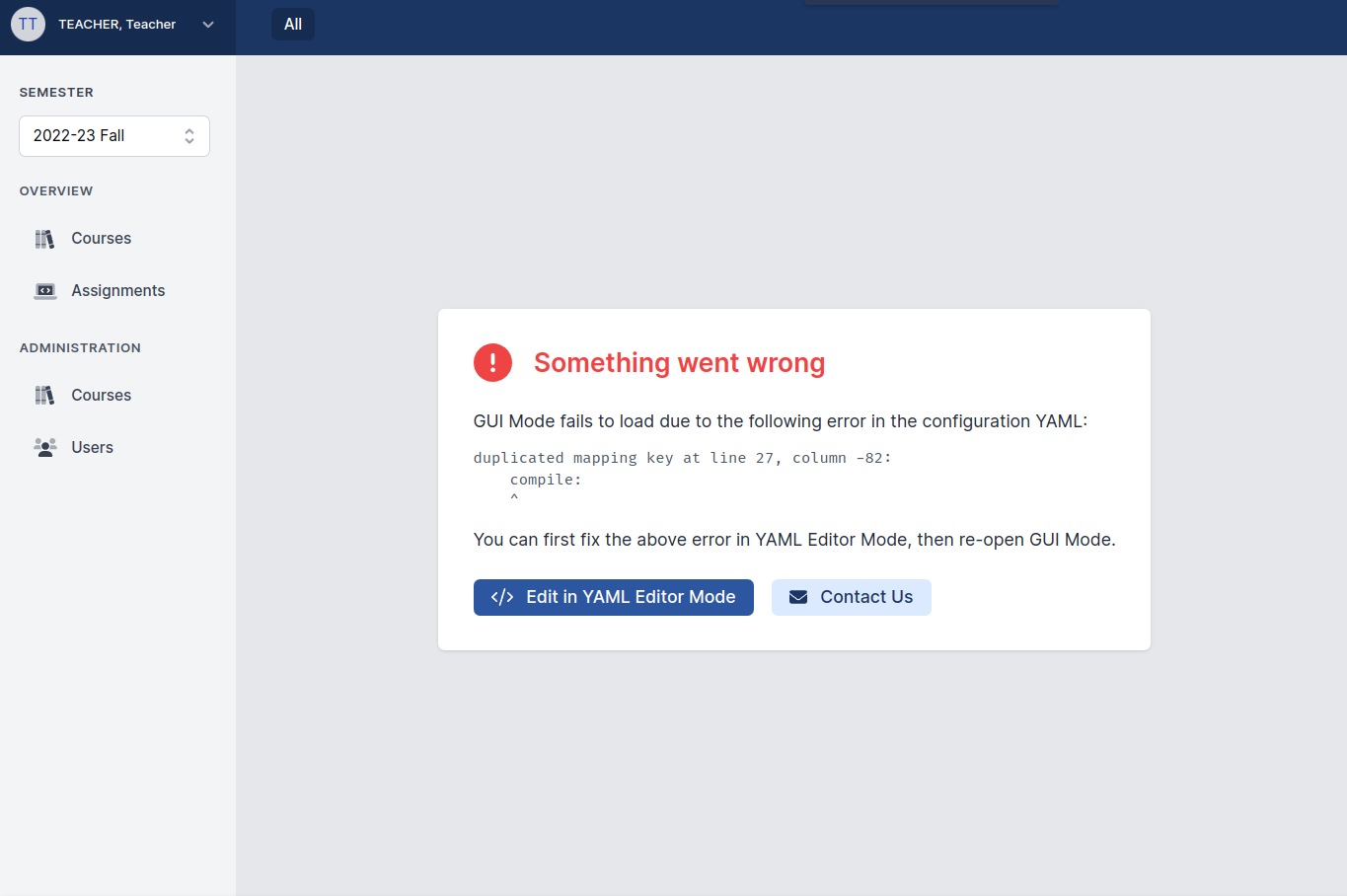 Featgui Gracefully Handle Yaml Exception During Parsing · Issue 55 · Zinc Fyp 2022 23