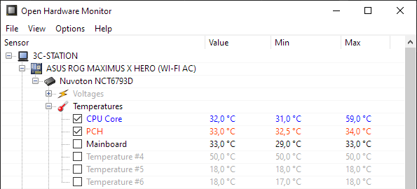 Asus Maximus X Hero support · Issue #1293 · openhardwaremonitor/openhardwaremonitor · GitHub