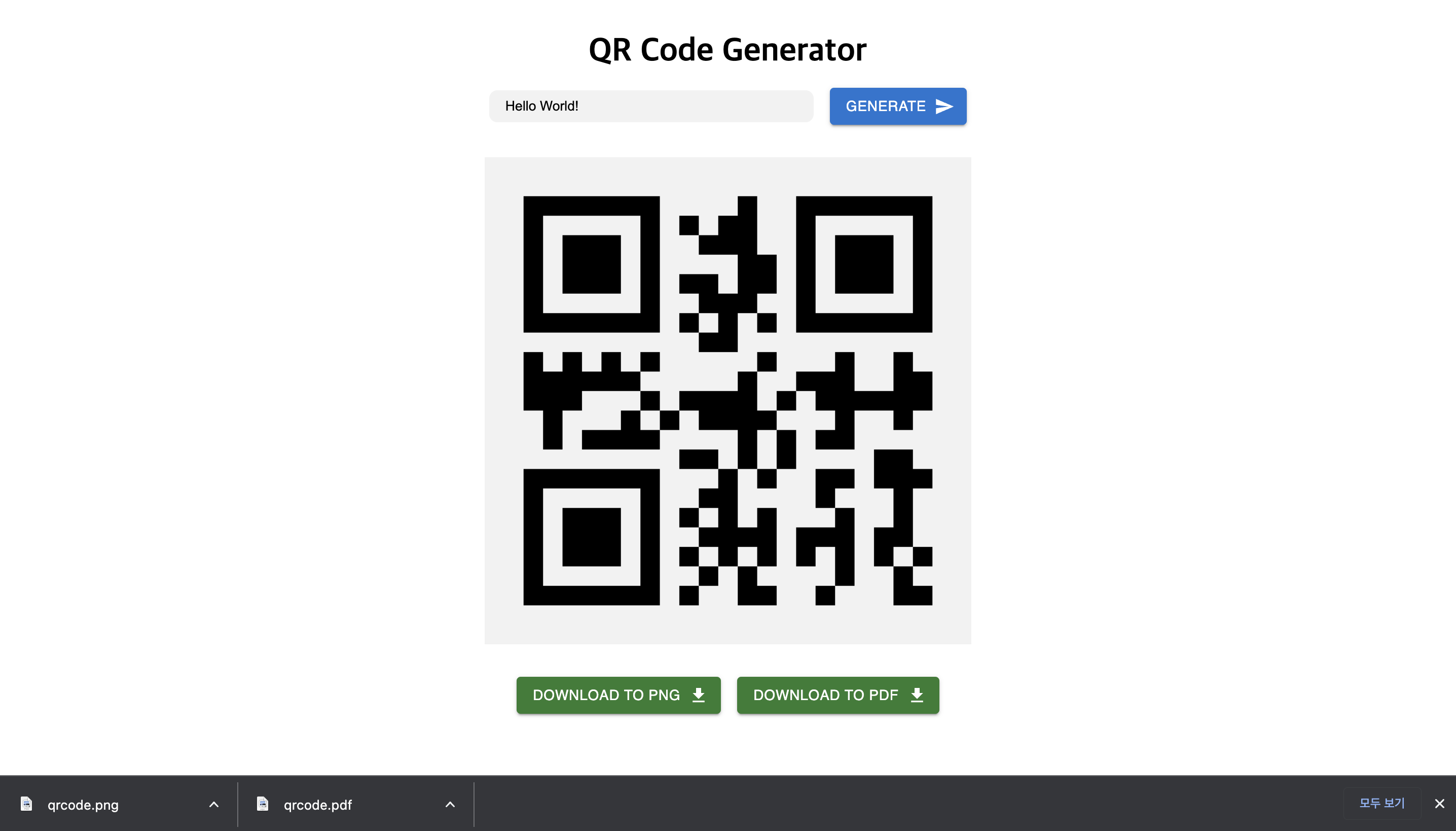 GitHub - jhcorea736/react-qr-code-generator: React practice project ... GitHub - jhcorea736/react-qr-code-generator: React practice project ...