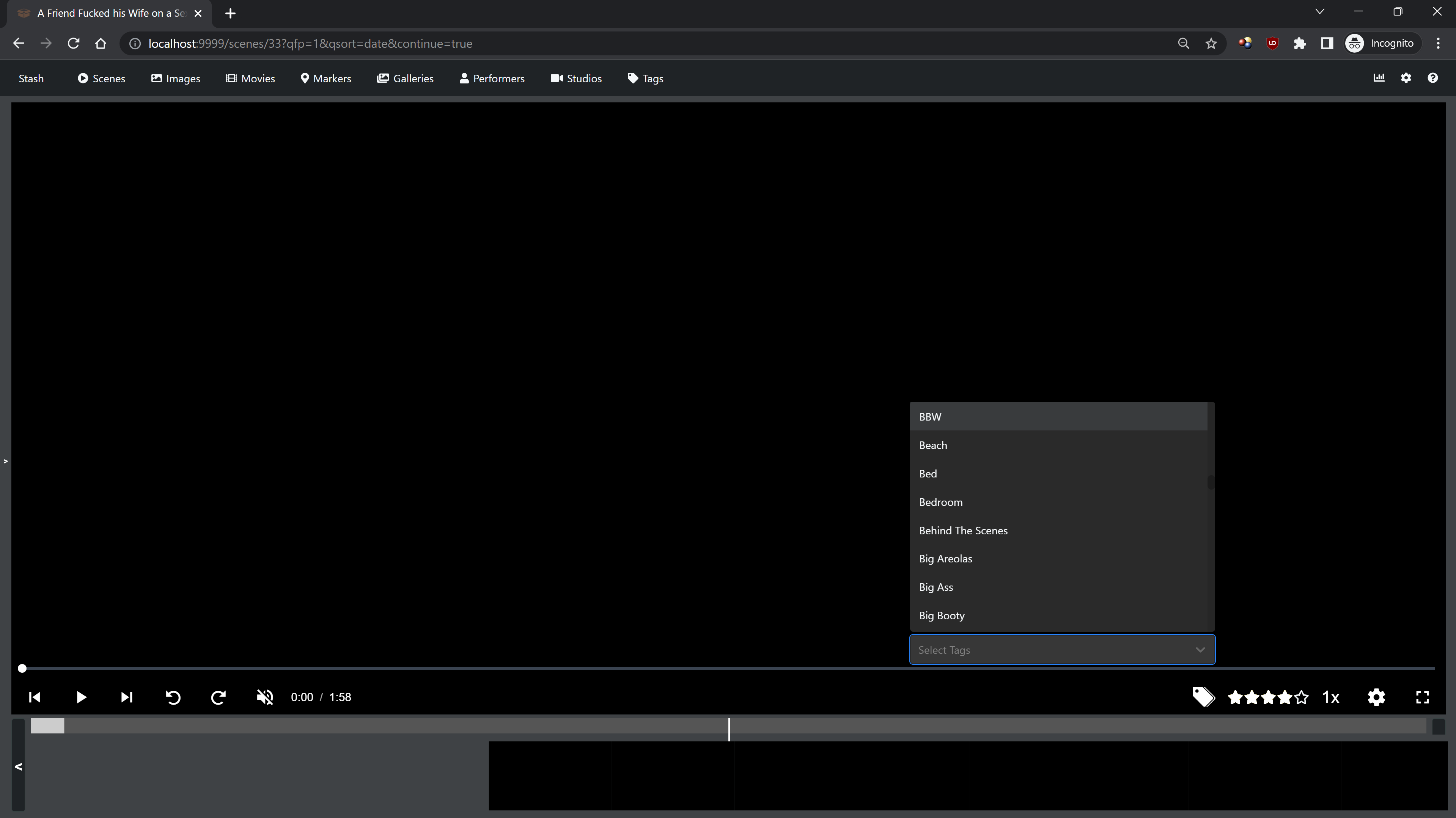 [Feature] Video.js Tags Quick Add Dialouge · Issue #3253 · stashapp/stash · GitHub