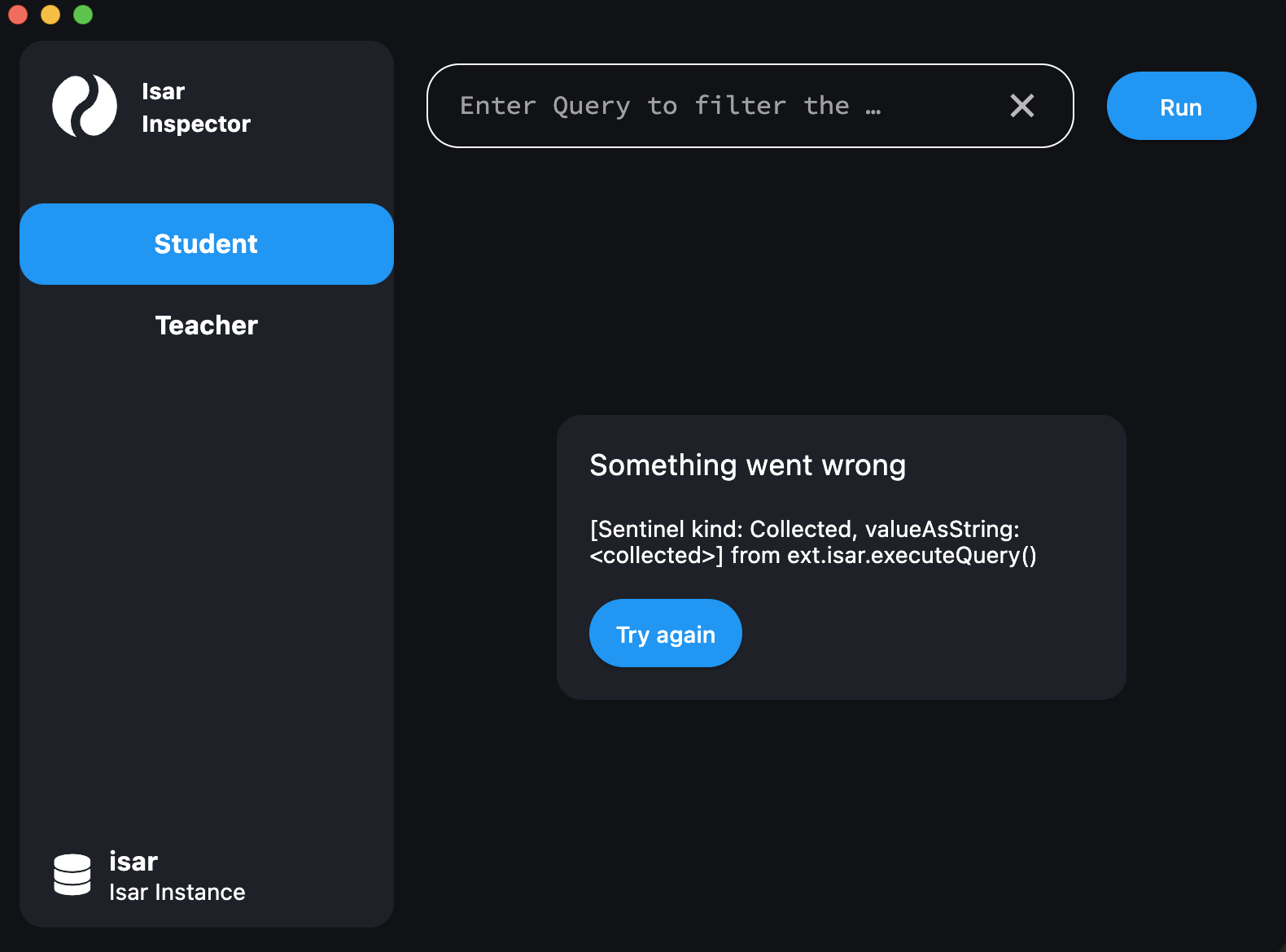 After hot restart Isar Inspector throws sentinel kind of problem · Issue #539 · isar/isar · GitHub