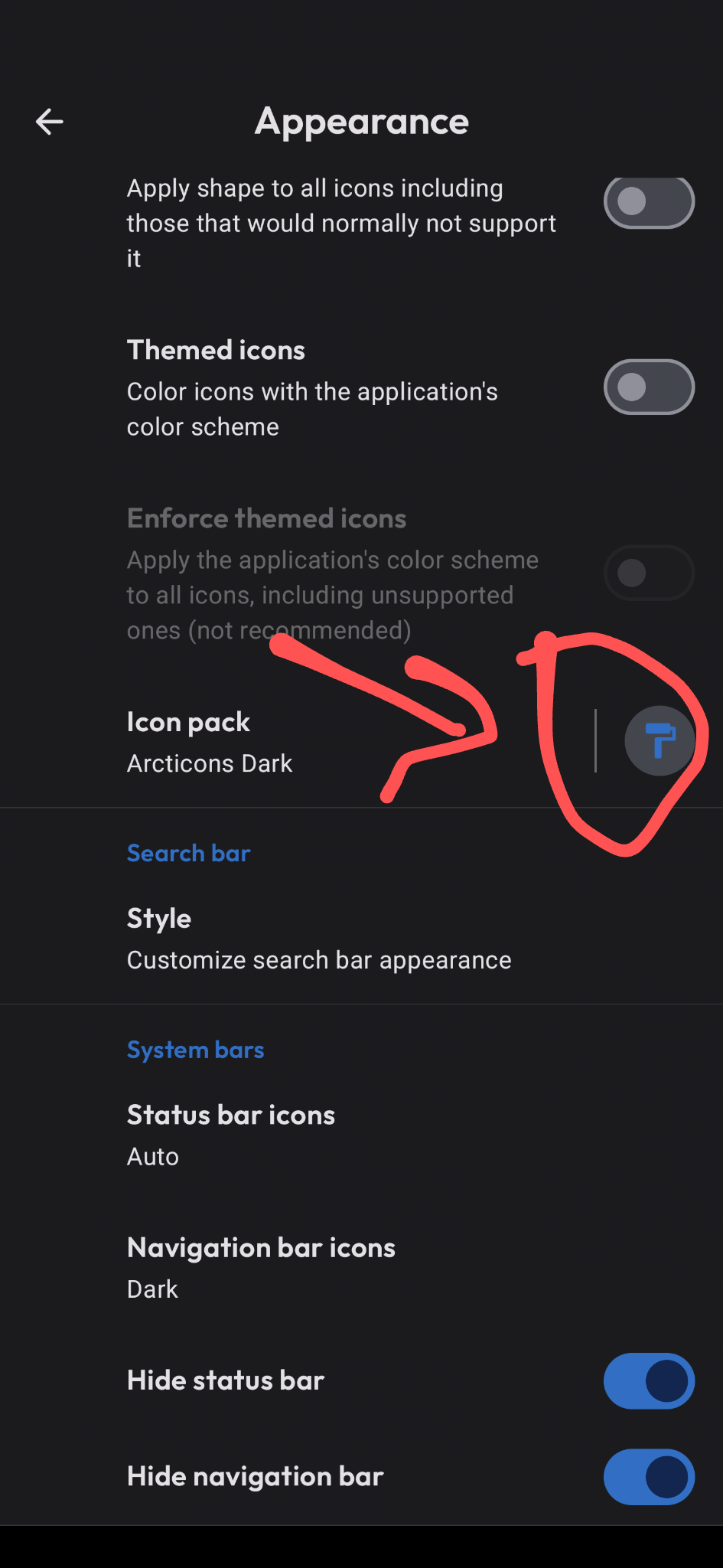 Dynamic colors persist on custom chosen icons · Issue #289 · MM2-0 ...