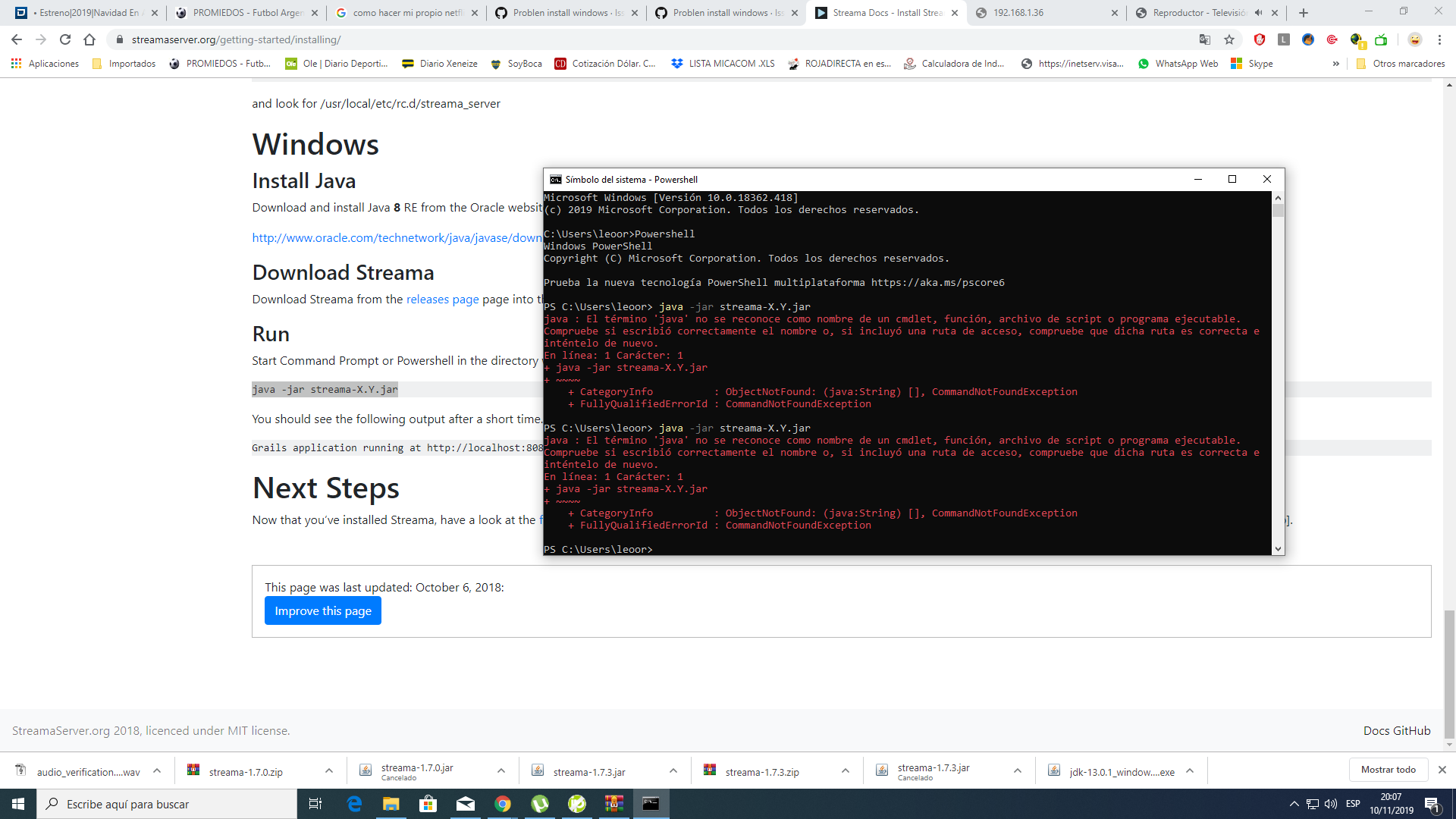 Problen install windows · Issue #887 · streamaserver/streama · GitHub