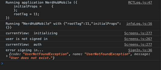User Does Not Exist Error Even Though User Exists in User Pool · Issue ...