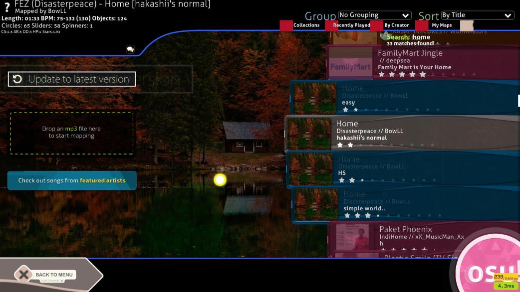 osu! tells me to update even though the map's already been updated ...