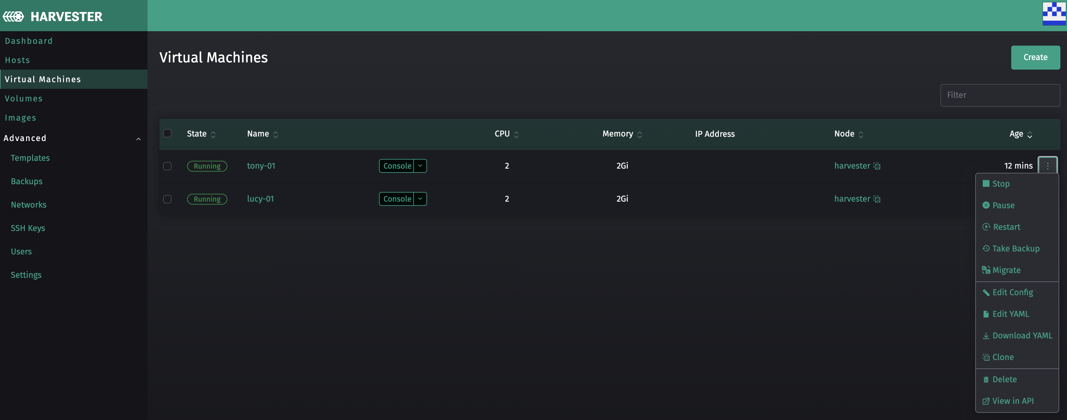 [FEATURE] support create VM template use existing VM · Issue #517 · harvester/harvester · GitHub