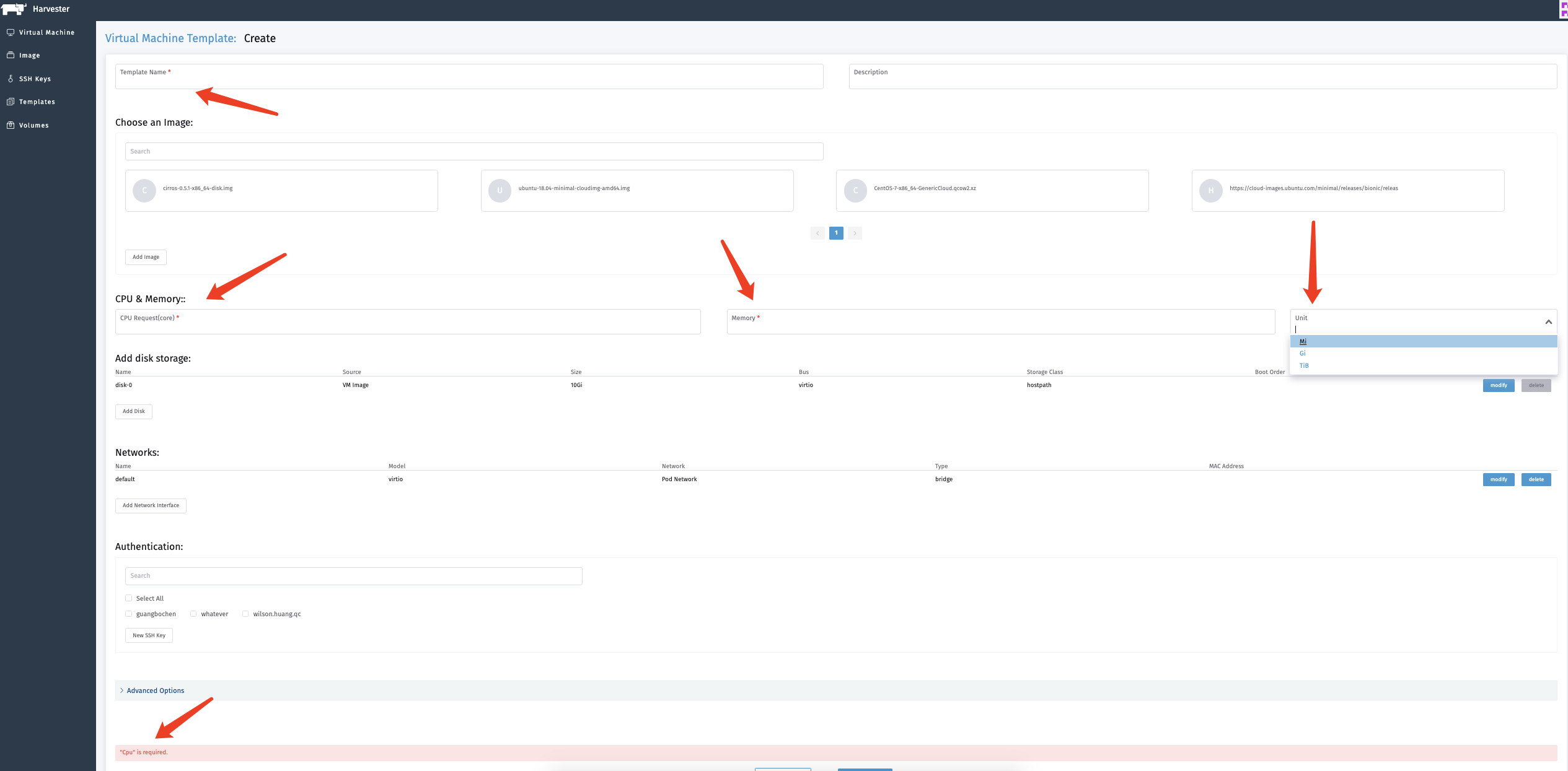 Adjust the sequence of error messages and unify the units of memory ...