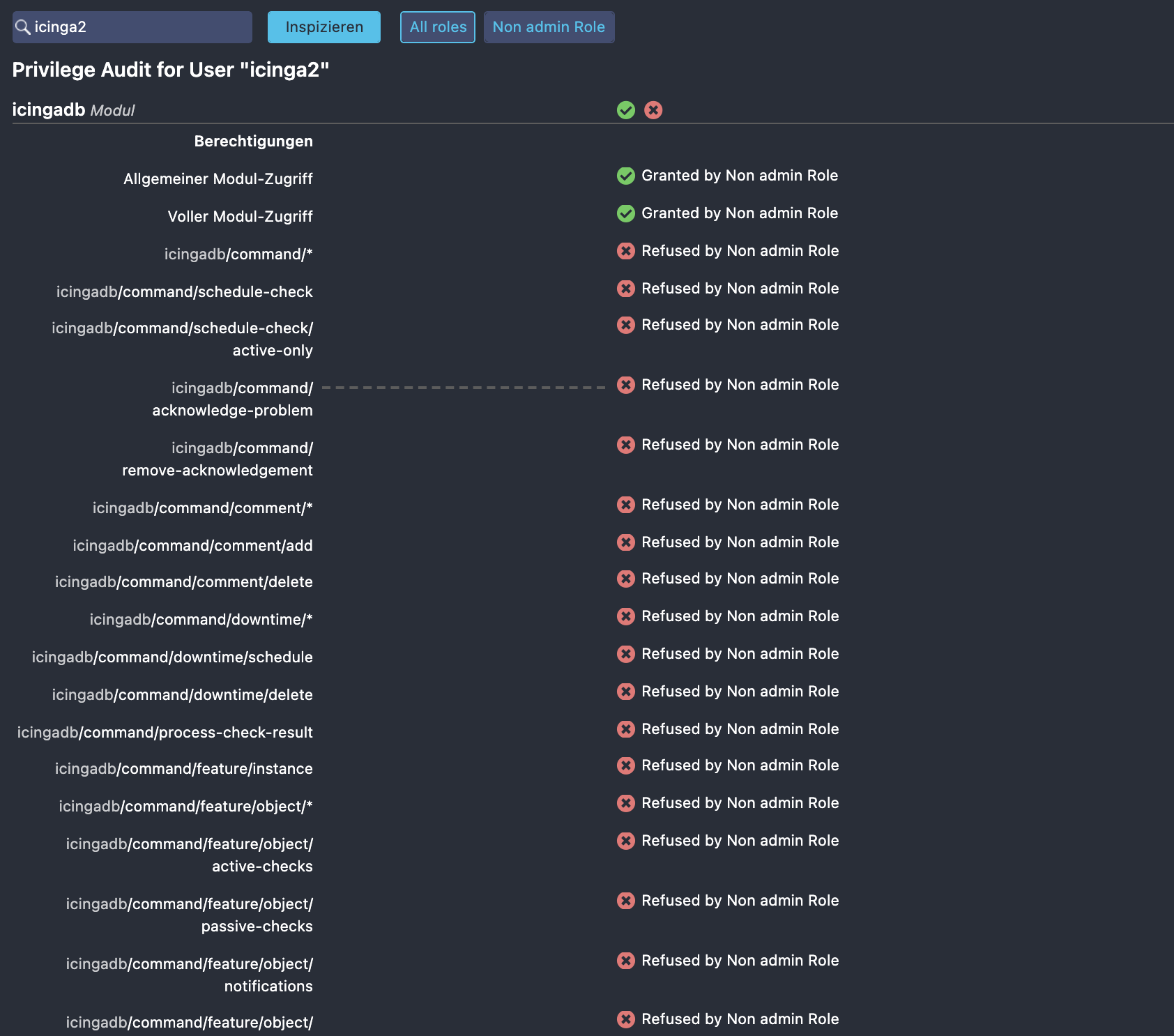 Permissions doesn't work as expected · Issue #304 · Icinga/icingadb-web · GitHub
