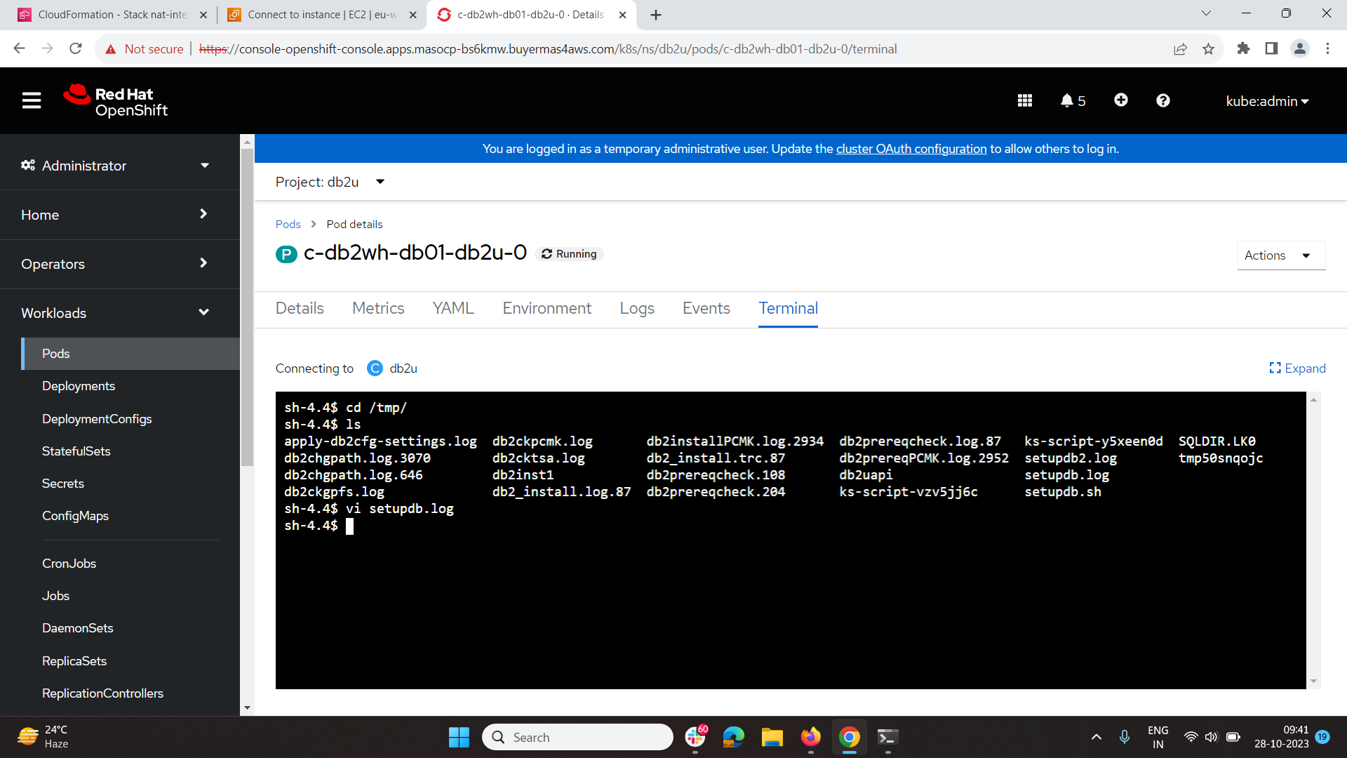 Seeing Error In The Db2nodescfg While Setupdbsh Script Is Executed From Ansible Role · Issue 