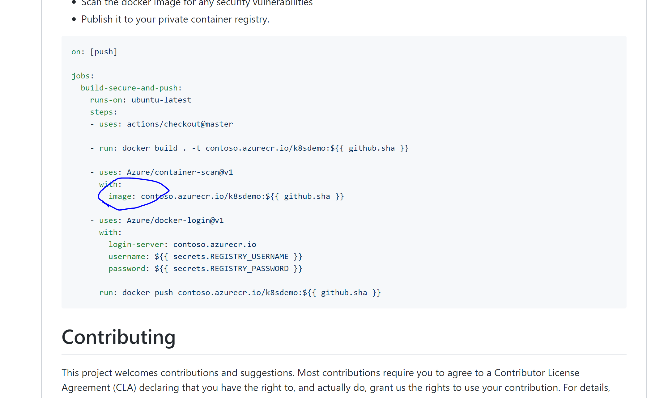 README is out of sync with final spec. · Issue #12 · Azure/container-scan · GitHub