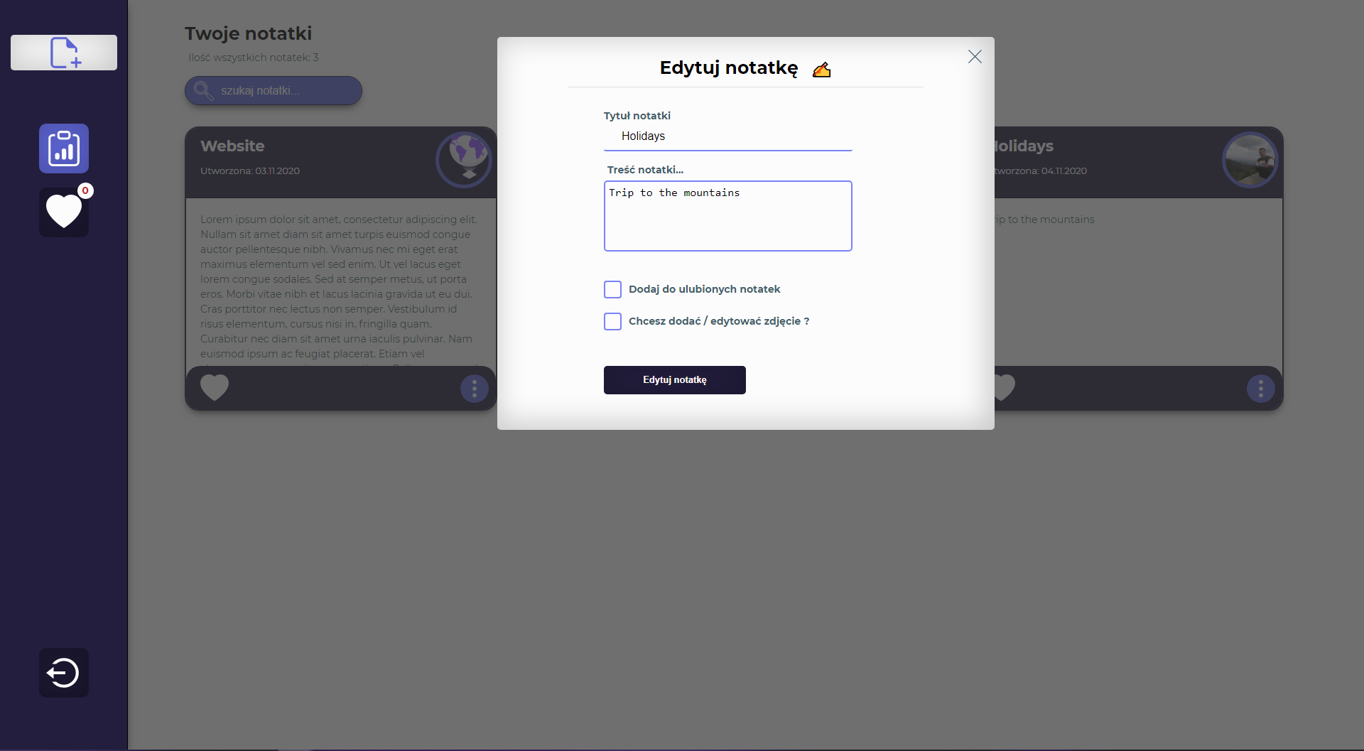 GitHub - JankowiakOskar/Sticker-notes: 📝 CRUD | App for menaging notes ...