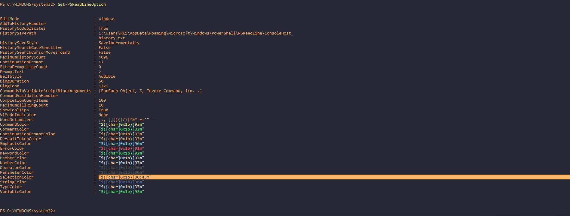 Colours are not what were shown in the front page · Issue #38 · dracula/powershell · GitHub