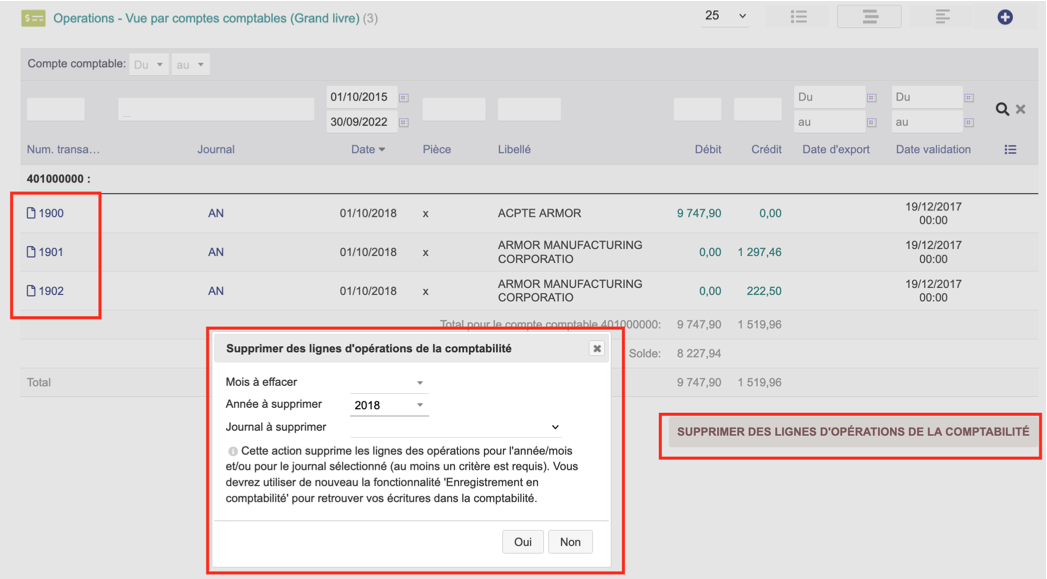 Unable to delete recent Accounting lines (Ecriture comptable) · Issue #18913 · Dolibarr/dolibarr ...