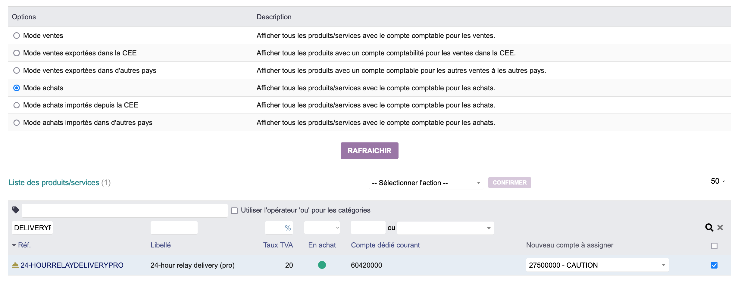 Bug : Accounting Product Configuration MassAction issue · Issue #23593 · Dolibarr/dolibarr · GitHub