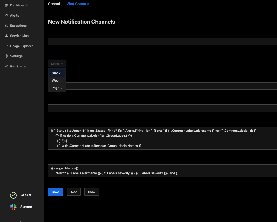 New alert channel UI has issues · Issue #2217 · SigNoz/signoz · GitHub