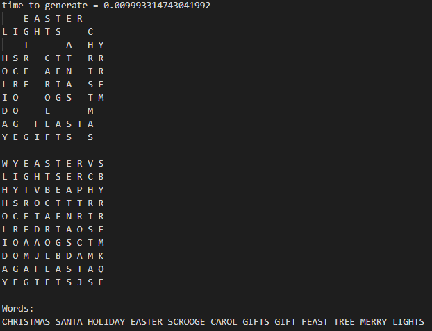 GitHub - BarnabasG/word-search-generator: An implementation of a word ...