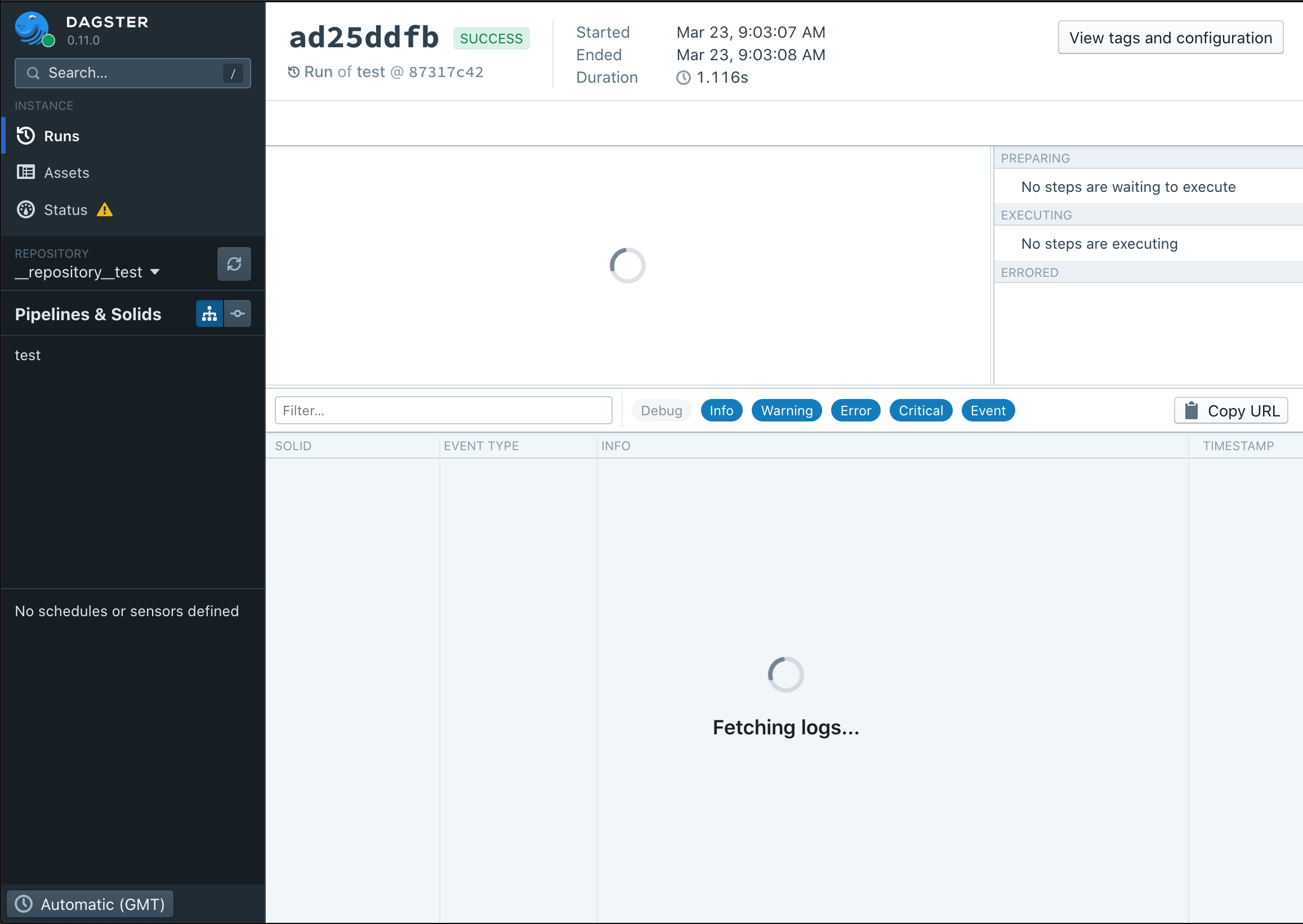 Frontend Hangs When Parsing Graphql Messages With `nan` In Them · Issue 3930 · Dagster Io
