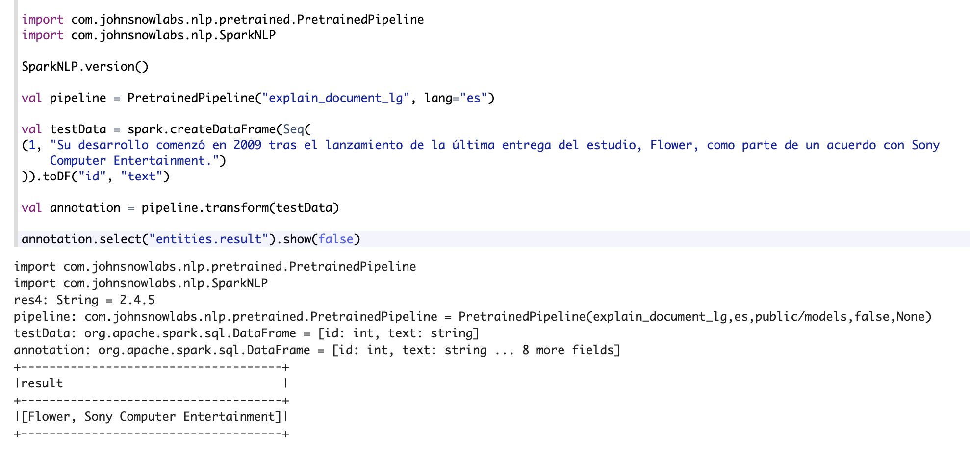 Loading pre-trained pipeline from diskfile is not working with error Param cleanupMode does not ...