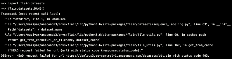 Fail to download DANE() dataset · Issue #1782 · flairNLP/flair · GitHub
