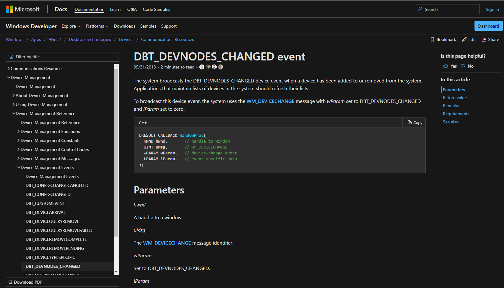 [Broken Website] docs.microsoft.com · Issue #4307 · darkreader/darkreader · GitHub
