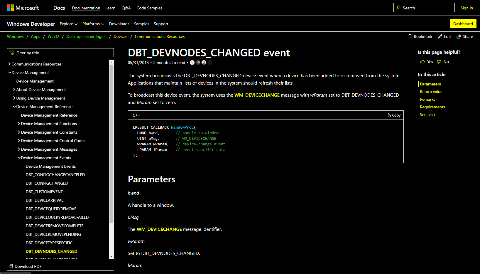 [Broken Website] docs.microsoft.com · Issue #4307 · darkreader/darkreader · GitHub
