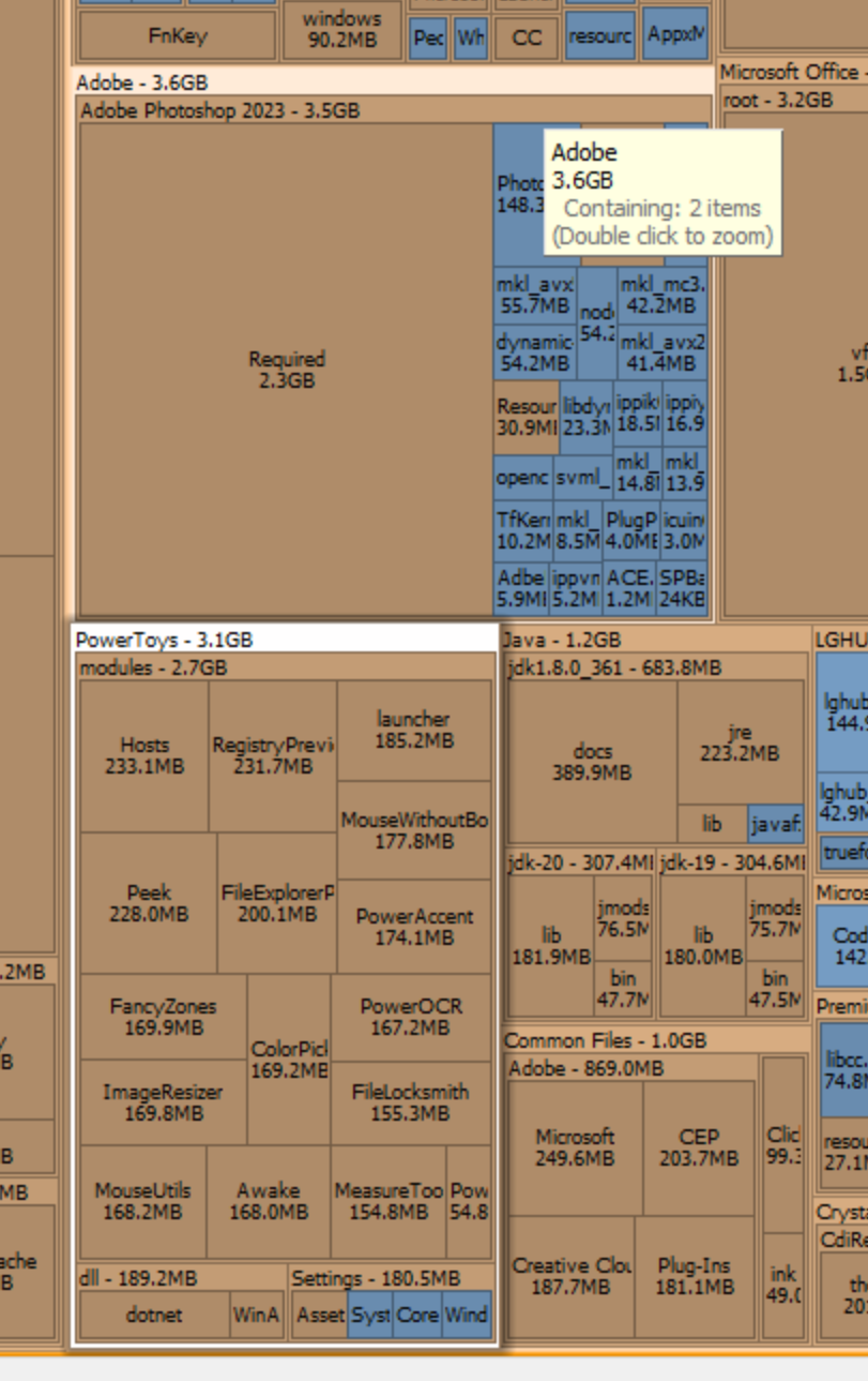 Optimize installation disk size · Issue #27215 · microsoft/PowerToys · GitHub